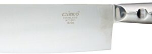 Winco KC-501 Chinese Cleaver with Steel Handle and 8-Inch by 2.25-Inch Blade