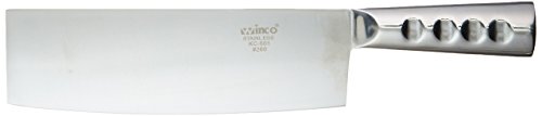 Winco KC-501 Chinese Cleaver with Steel Handle and 8-Inch by 2.25-Inch Blade