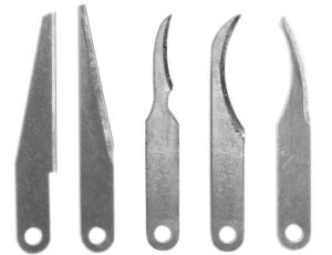 excel 5-piece assorted carving blades