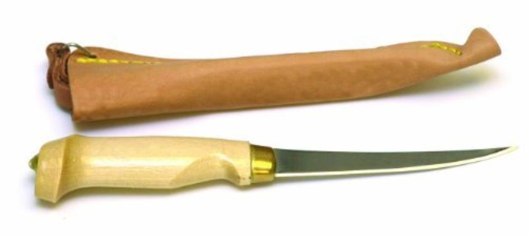 Eagle Claw 03050-002 Knife, Wood Handle Fillet, 6" Blade