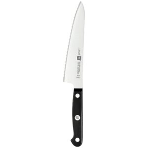 zwilling gourmet 5.5-inch serrated prep knife