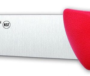 Arcos Butcher Knife 8 Inch Nitrum Stainless Steel and 200 mm blade. Professional Cooking Knife For Cutting Meat, Fish and Vegetables. Ergonomic Polyoxymethylene Handle. Series 2900. Color Red