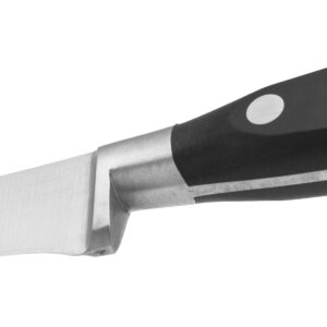 ARCOS Slicing Knife / Ham Knife 12 Inch Nitrum Stainless Steel and 300 mm blade. Ergonomic Polyoxymethylene POM Handle.Series Riviera. Elegant design, along with the comfort of its handle. Color Black