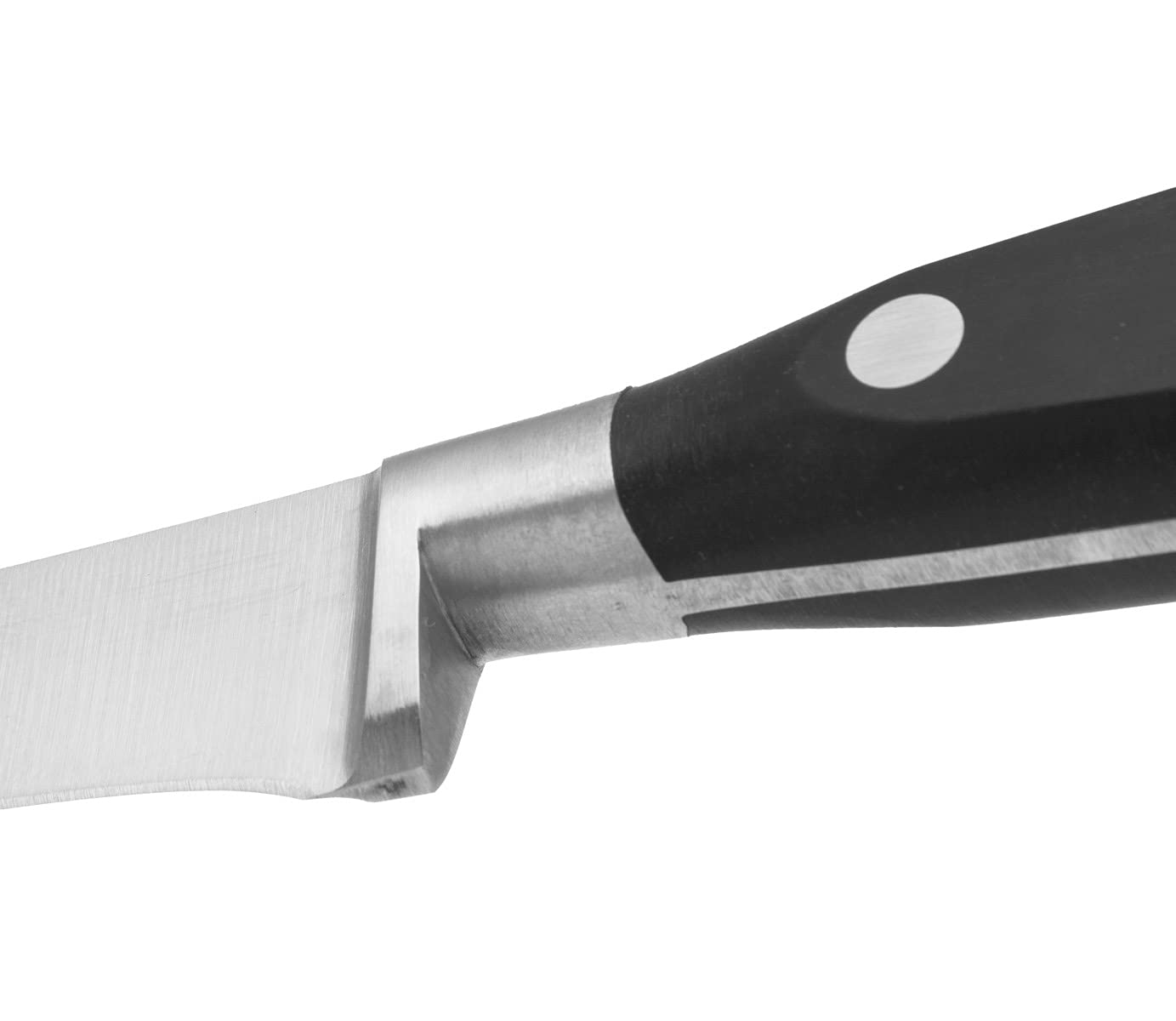 ARCOS Slicing Knife / Ham Knife 12 Inch Nitrum Stainless Steel and 300 mm blade. Ergonomic Polyoxymethylene POM Handle.Series Riviera. Elegant design, along with the comfort of its handle. Color Black