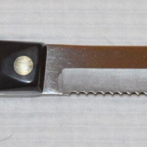 CUTCO Model 1729 Petite Carver...........6¾” Double-D® serrated blade; 5½” Classic Brown ("Black") Handle............in factory-sealed plastic bag