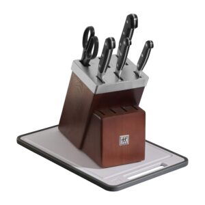 zwilling pro 7-pc self-sharpening knife block set