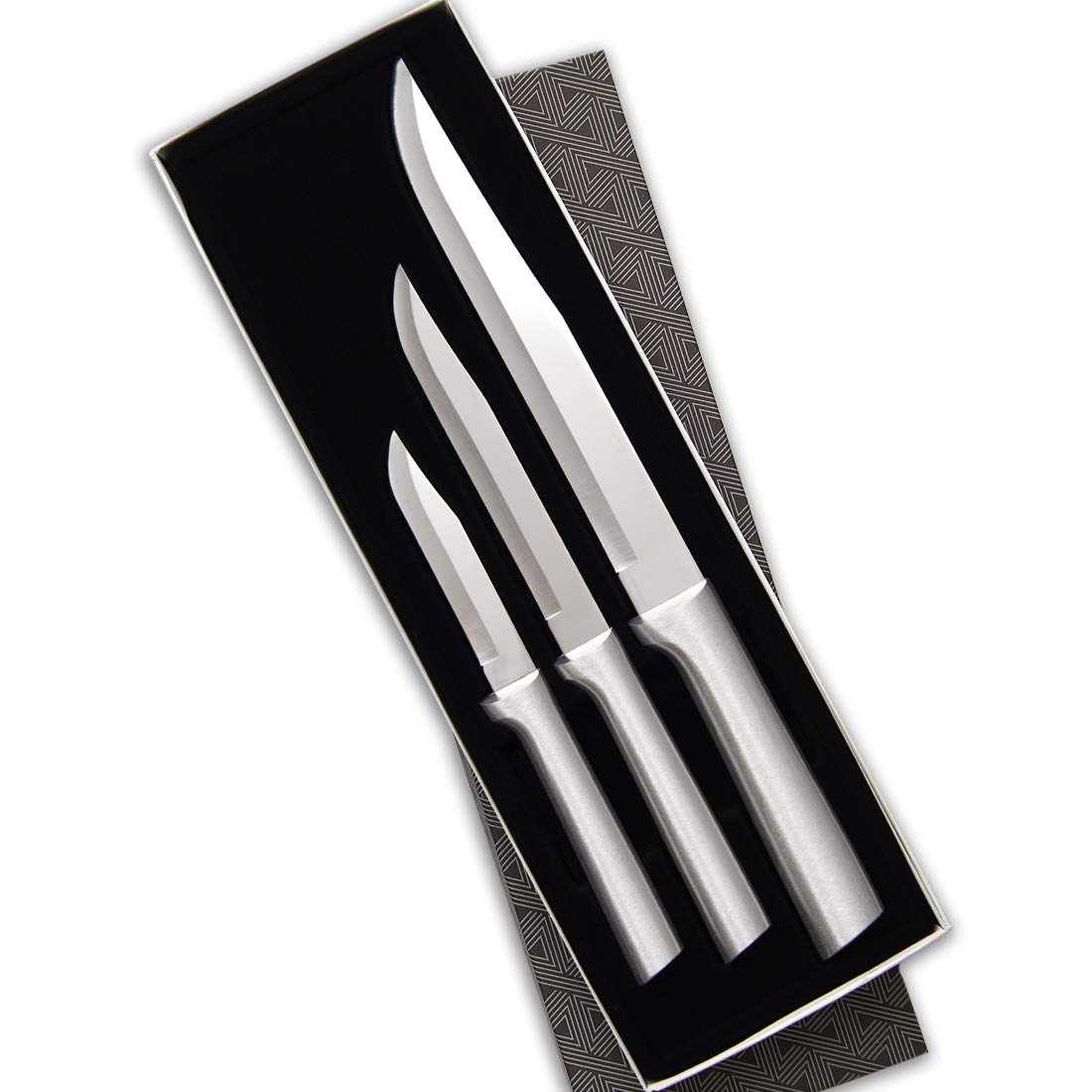 RADA Housewarming Knife Gift Set – 3 Piece Stainless Steel Knives With Knife Sharpener