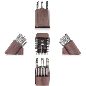 Cangshan N1 Series 1022377 23-Piece German Steel Forged Knife Block Set, Walnut Block