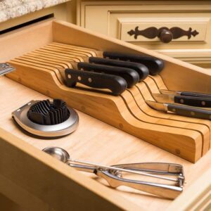 Bellemain Drawer Organization Set Knife Holder Block and Utensil Organizer