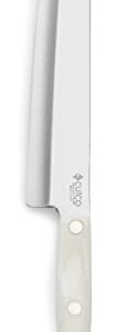 CUTCO Model 1725 French Chef Knife with White "Pearl" handle..........9.2" High-Carbon Stainless blade........5¾" thermo-resin handle...in factory-sealed plastic bag.