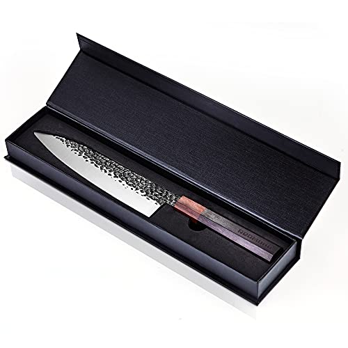 REDMOND Chef’s Knife Gyuto 8 inch Kitchen Knife 9CR18MoV Super Sharp Cooking Knife Sushi Knife with Ergonomic Handle, Gift Box