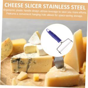 Angoily Cheese Plane Swedish Handheld Butter Cutter Stainless Steel Cheese Slicer Pastry Butter Cutter Raclette Cheese Cutter Wire Heavy Duty Butter Spreader Adjustable Tool