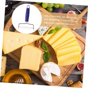 Angoily Cheese Plane Swedish Handheld Butter Cutter Stainless Steel Cheese Slicer Pastry Butter Cutter Raclette Cheese Cutter Wire Heavy Duty Butter Spreader Adjustable Tool