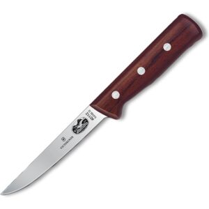 victorinox boning straight wide stiff handle, 5", rosewood