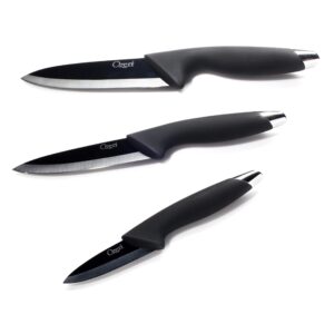 Ozeri Elite Chef Black Ceramic 6-Piece Knife Set