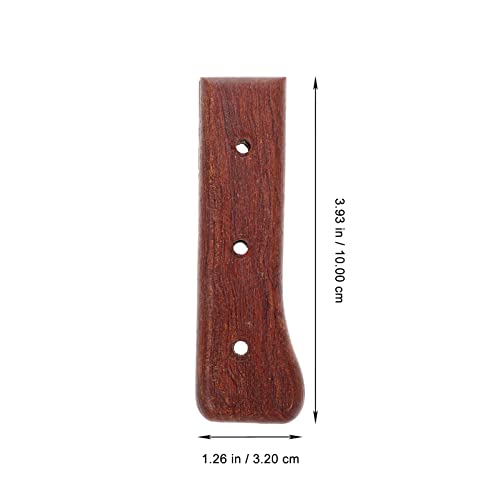 UPKOCH 2pcs Wood Knife Scales Kitchen Knife Handle Knife Repair Handle for Sashimi Natural Wood Handle Replacement