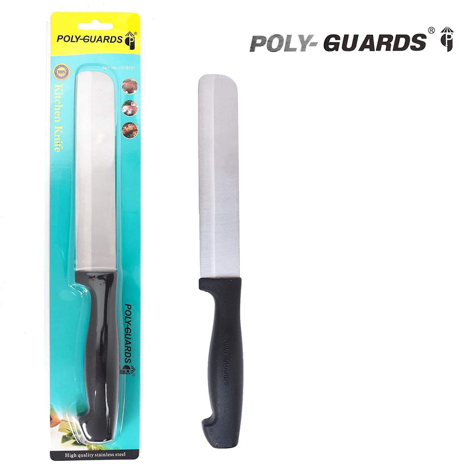 POLYGUARDS 10.5 inch Chef Knife, Stainless Steel Kitchen Cooking Knife, Professional Chef's Knives