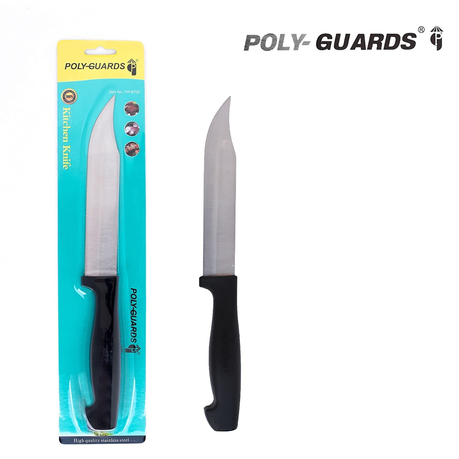 POLYGUARDS 10.5 inch Chef Knife, Stainless Steel Kitchen Cooking Knife, Professional Chef's Knives