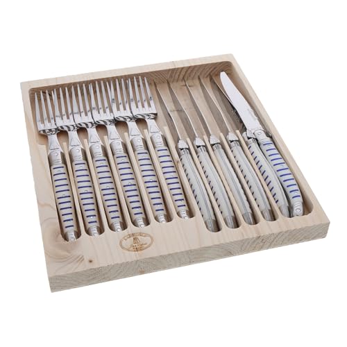 Jean Dubost 12 Piece Cutlery Set, Mariniere