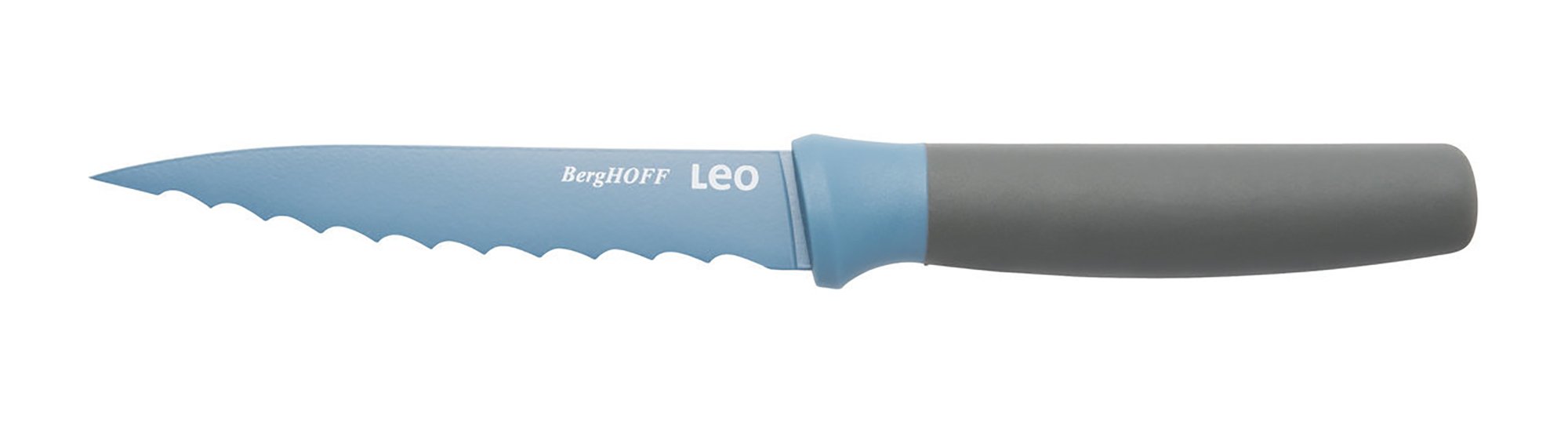 BergHOFF Leo Ceramic Coated Non-Stick Serrated Utility Knife, 11.5cm, King