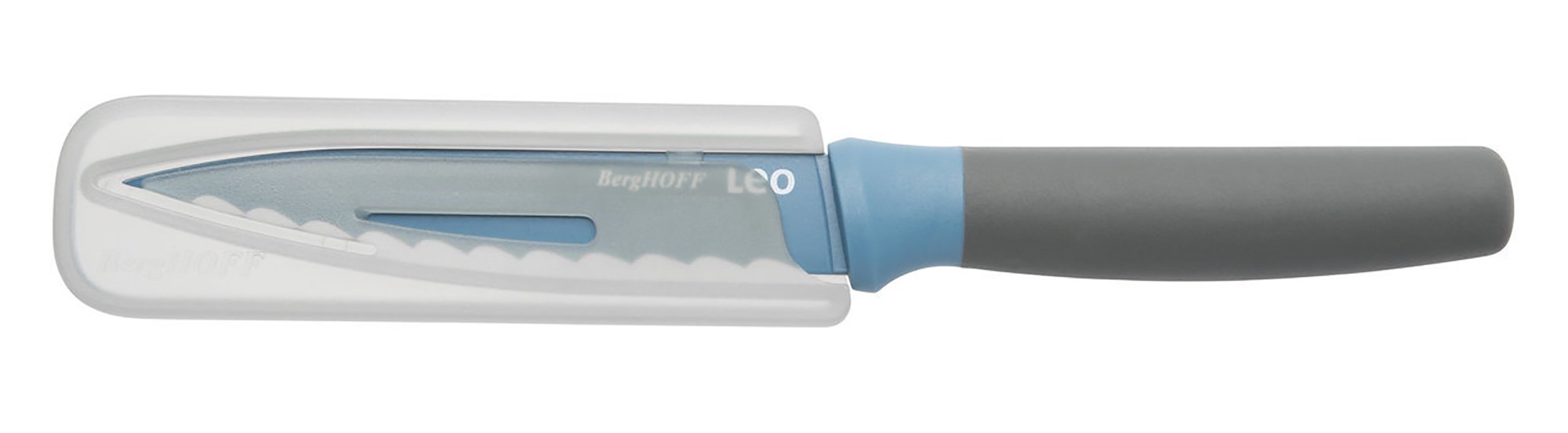 BergHOFF Leo Ceramic Coated Non-Stick Serrated Utility Knife, 11.5cm, King