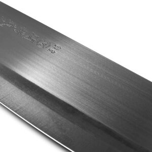 Seki Japan TSUBAZO Japanese Vegetable Kitchen Knife, Stainless Steel Nakiri Knife, Shiraki Handle, 170 mm (6.7 in)