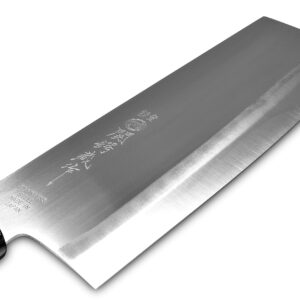 Seki Japan TSUBAZO Japanese Vegetable Kitchen Knife, Stainless Steel Nakiri Knife, Shiraki Handle, 170 mm (6.7 in)