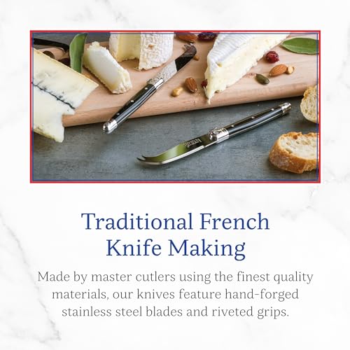 Jean Dubost Laguiole 3-Piece Cheese Knife Set - Stainless Steel