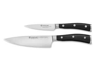 wusthof classic ikon 2 piece prep knife set