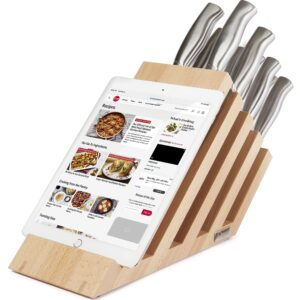 Ozeri Magnetic Knife Block and Tablet Holder, Made in Italy