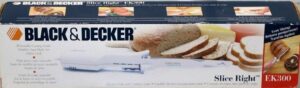 black & decker electric knife ek300 slice right with box