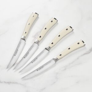 Wusthof Classic Ikon Creme 16 Piece Knife Set with Walnut Block