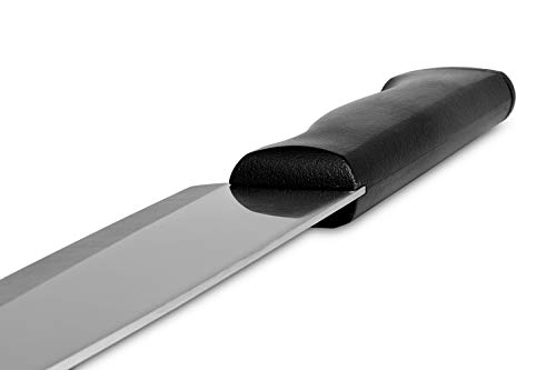 Seki Japan Jigsaw Edge Japanese Chef Kitchen Knife, Serrated Blade Stainless Steel Gyuto Knife, Plastic Handle, 200 mm (7.8 in)