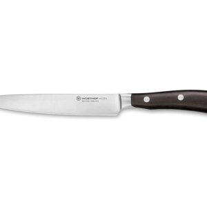 Wusthof IKON Blackwood 6" Utility Knife,Brown