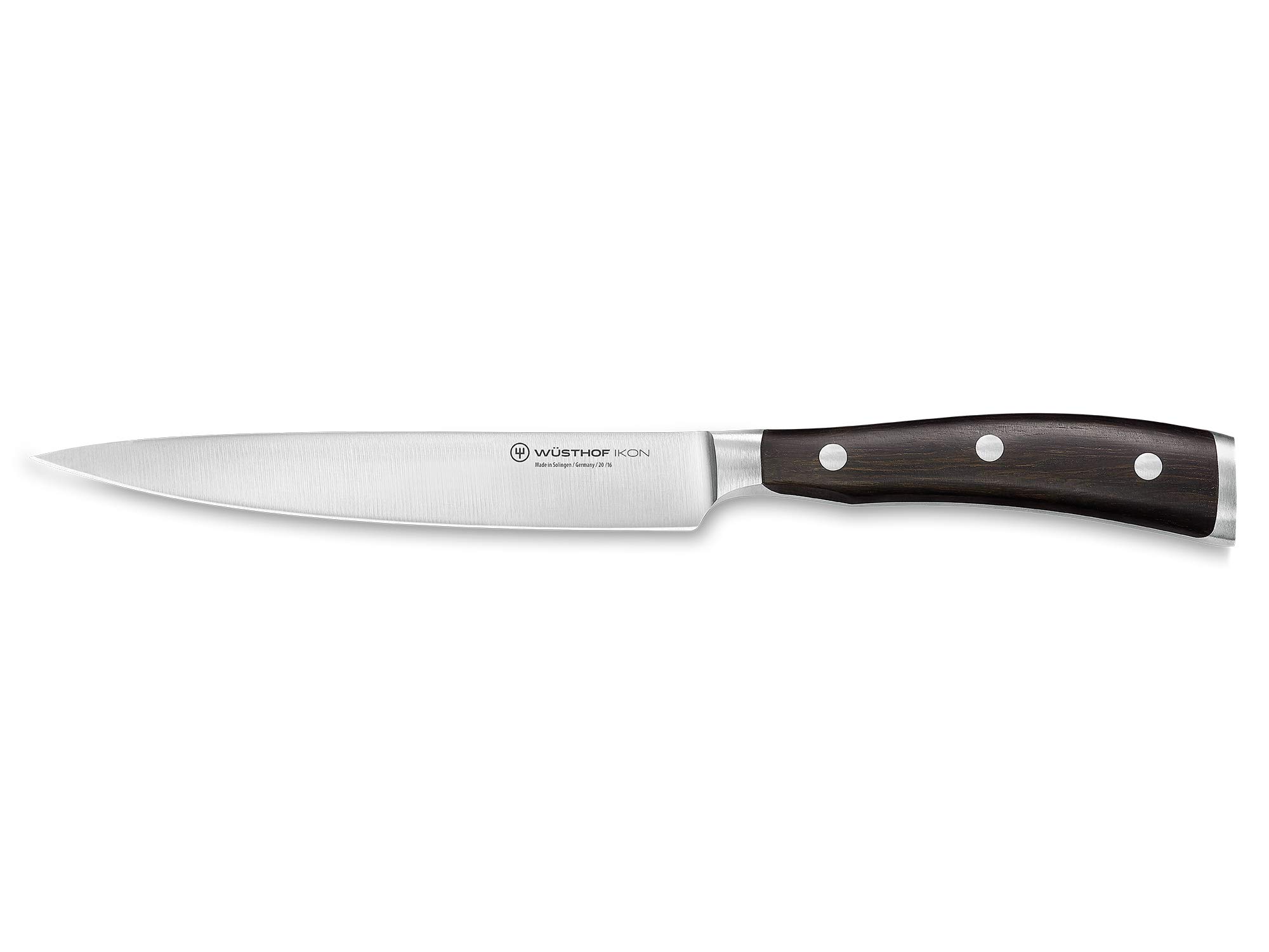 Wusthof IKON Blackwood 6" Utility Knife,Brown