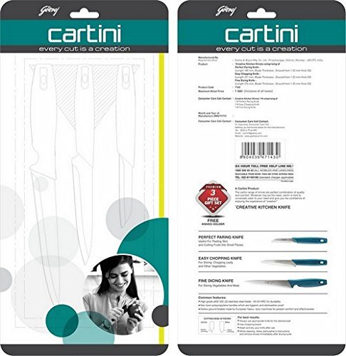 Godrej Cartini Creative Kitchen Knives