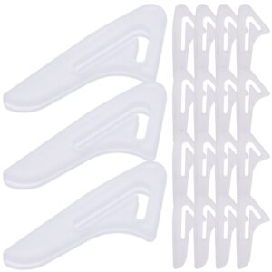 kichvoe plastic scraper tool 25pcs knife tip protector transparent plastic knife blade tip sleeves knife tip guard knife tip covers knife cover