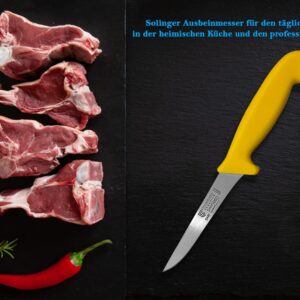 SMI - 5 inch Solingen Boning Knife Straight Meat Knife Professional Sharp Kitchen Knife Solingen Knife - Made in Germany