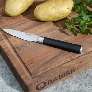 Babish High-Carbon 1.4116 German Steel Cutlery, 3.5 Inch Paring Kitchen Knife