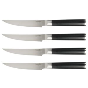 babish high-carbon 1.4116 german steel cutlery, 4pk forged kitchen steak knife