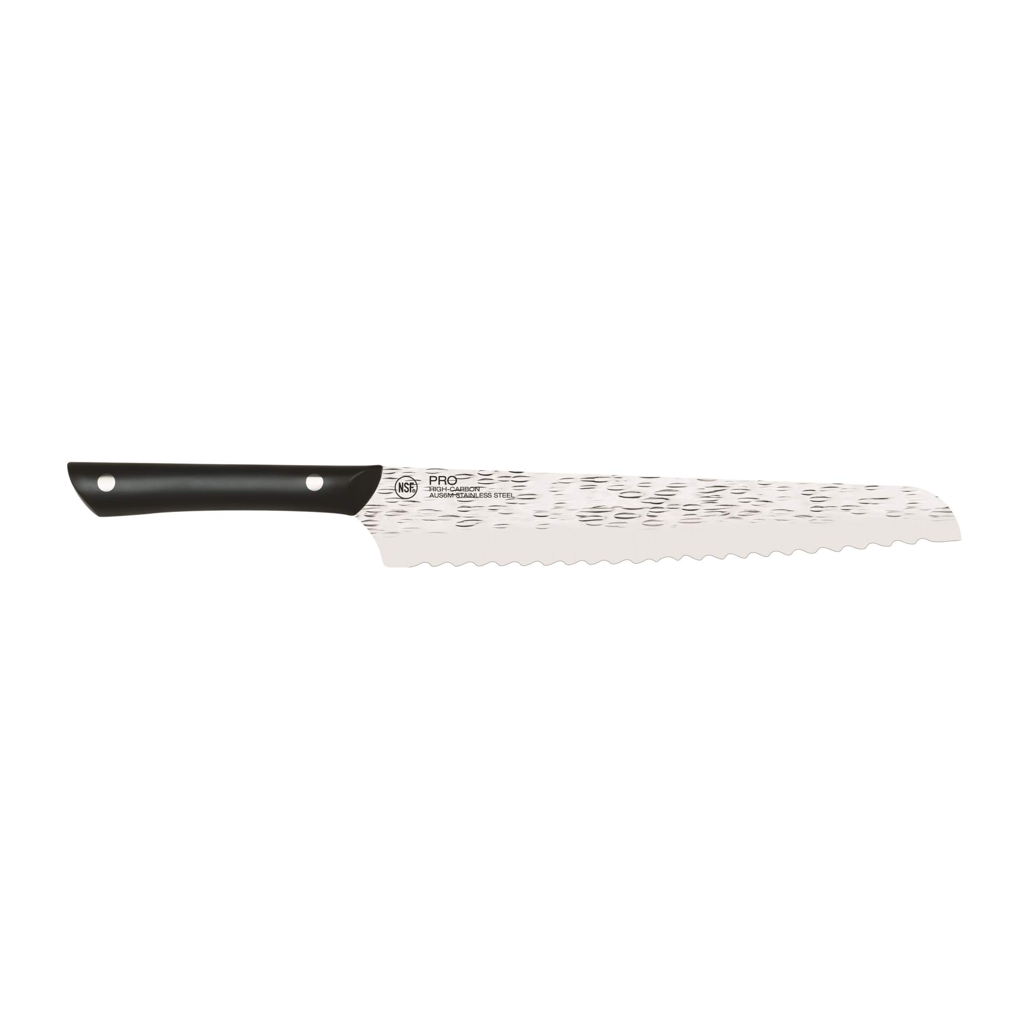 kai PRO Bread Knife 9”, Wide Serrations are Gentle on Bread, Comfortable Handle Offers Secure Grip in Wet Conditions, Serrated Kitchen Knife, From the Makers of Shun