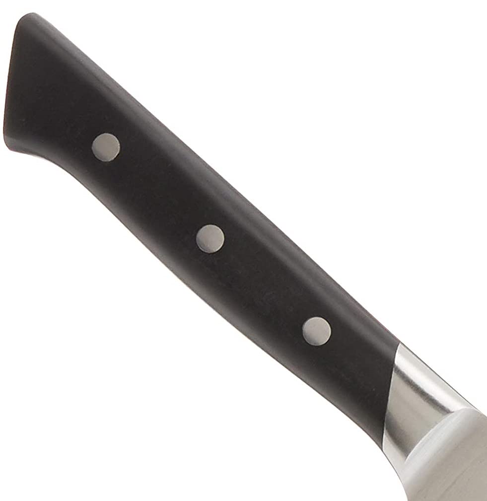 Miyabi Morimoto Edition Bread Knife, 9.5-inch, Black w/Red Accent/Stainless Steel