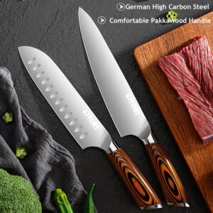 Kitory Chef Knife 8 Inch, Sharp Kitchen Knife German High Carbon Stainless Steel French Knife, 2023 Gifts For Women and Men