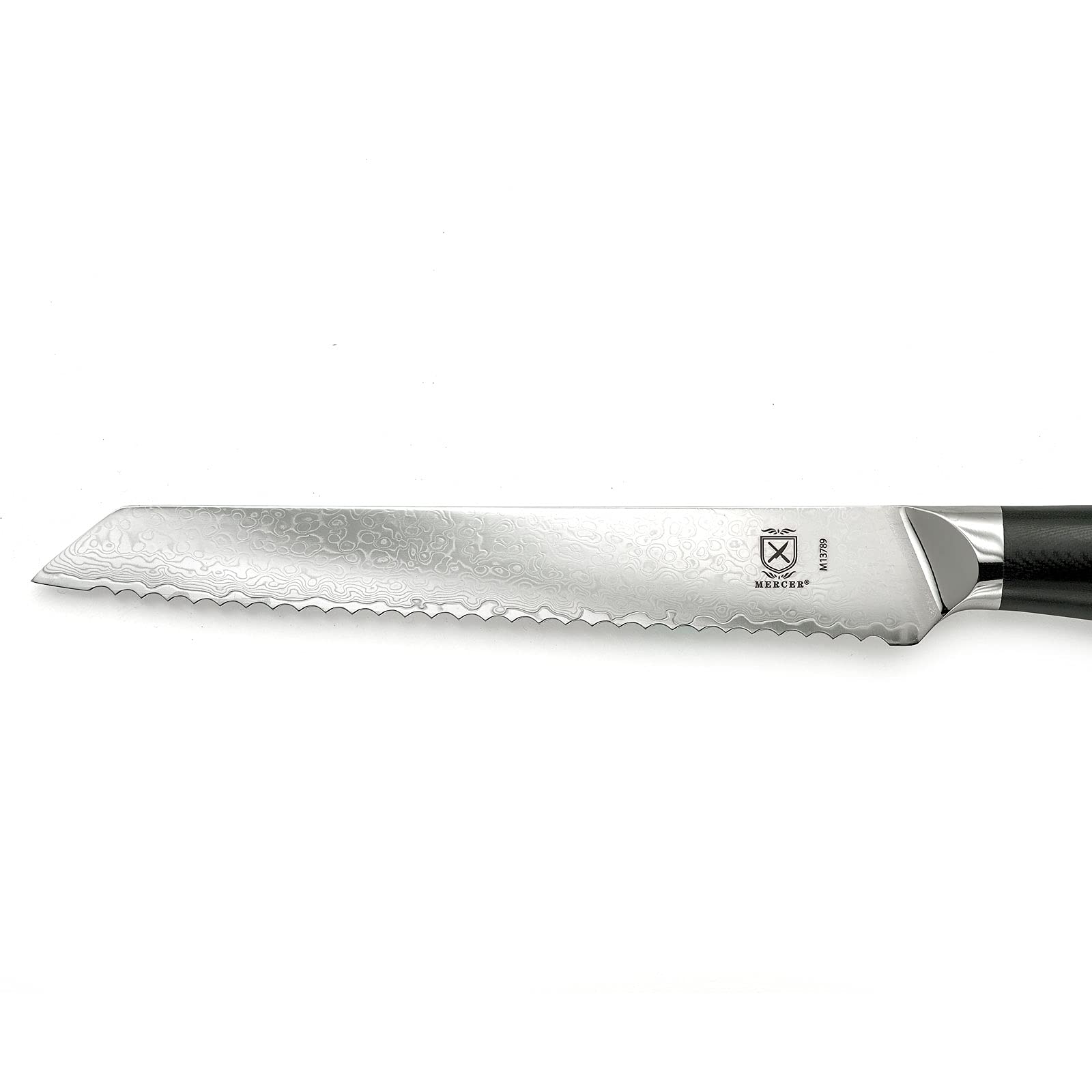 Mercer Culinary M13789 Premium Grade Super Steel, 8-Inch Serrated Bread Knife, G10 Handle