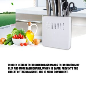 Hidden Knife Holder Prevent Injury Breathable Wall Mounted Knife Block for Home Kitchen