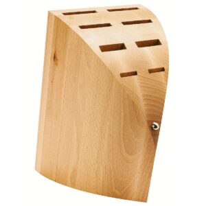 chroma type 301 designed by f.a. porsche wood knife block, one size, silver