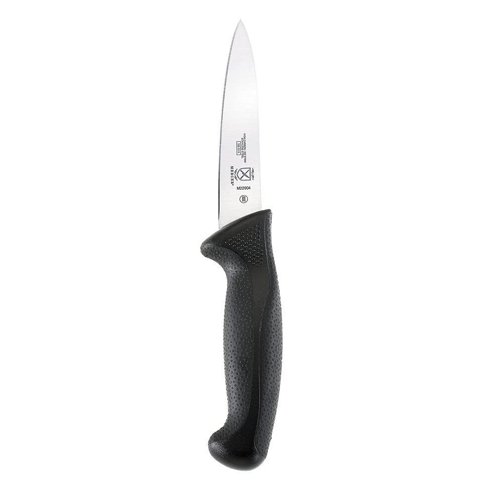 Mercer Culinary M22004 Millennia Black Handle, 4-Inch, Paring Knife