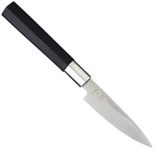 kai wasabi black paring knife, 4-inch