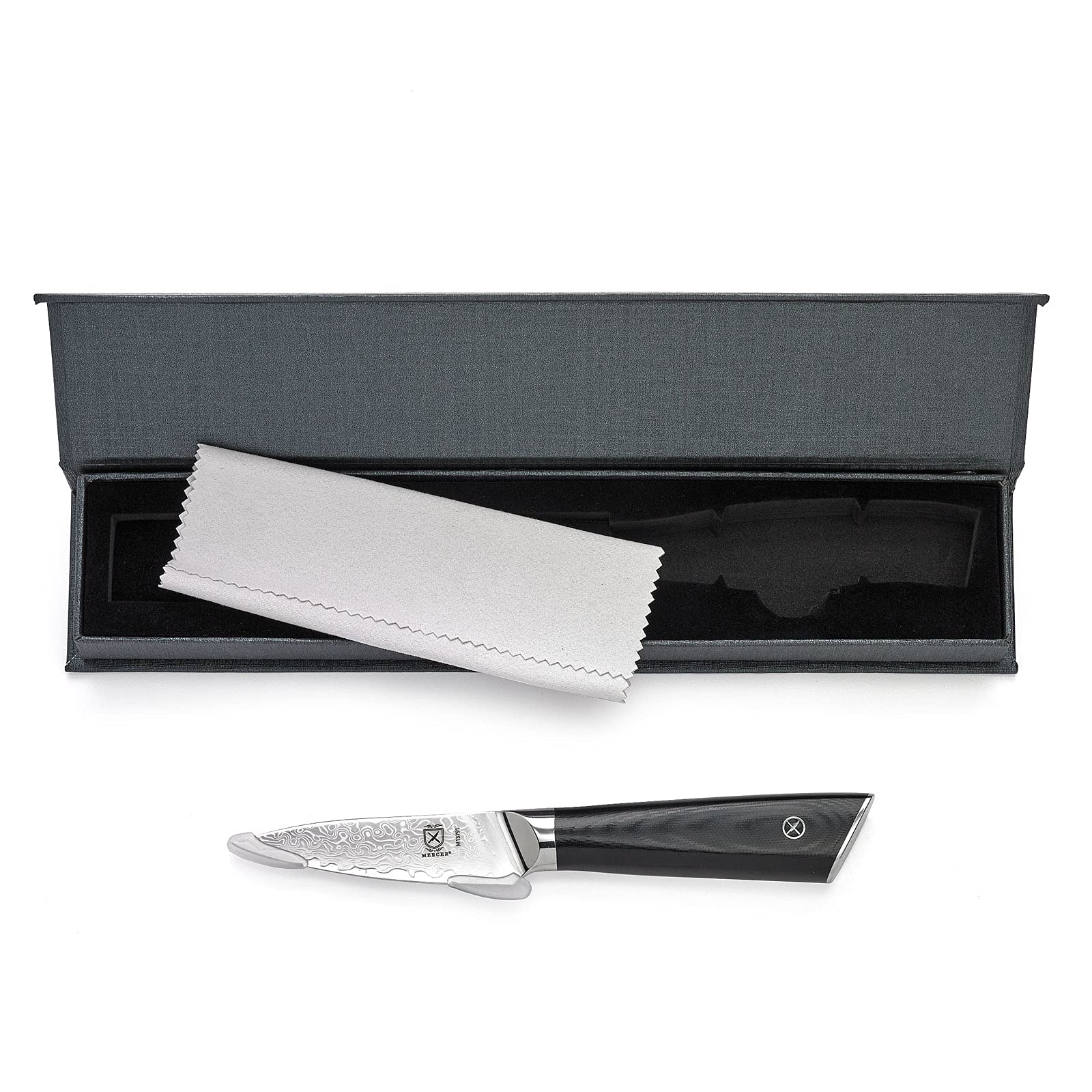 Mercer Culinary M13791 Premium Grade Super Steel, 3.5-Inch Paring Knife, G10 Handle