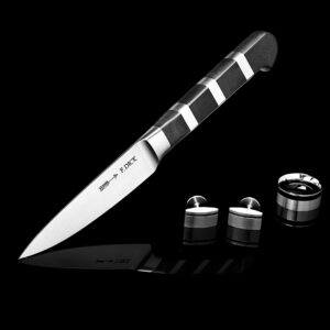 F. DICK – 1905 Paring Knife - Kitchen knife with 3.5" blade & 56 HRC - Ideal for small cutting work & decorations - Stainless steel - Ultra sharp - Ergonomic handle - High carbon